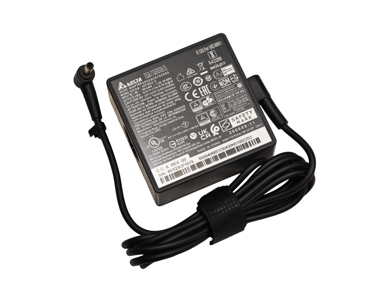 Блок питания ADP-90LE D для ноутбука MSI Modern 15 H B13M, Modern 14 B11SB 19V 4.74A 90W [4.5x3.0mm]