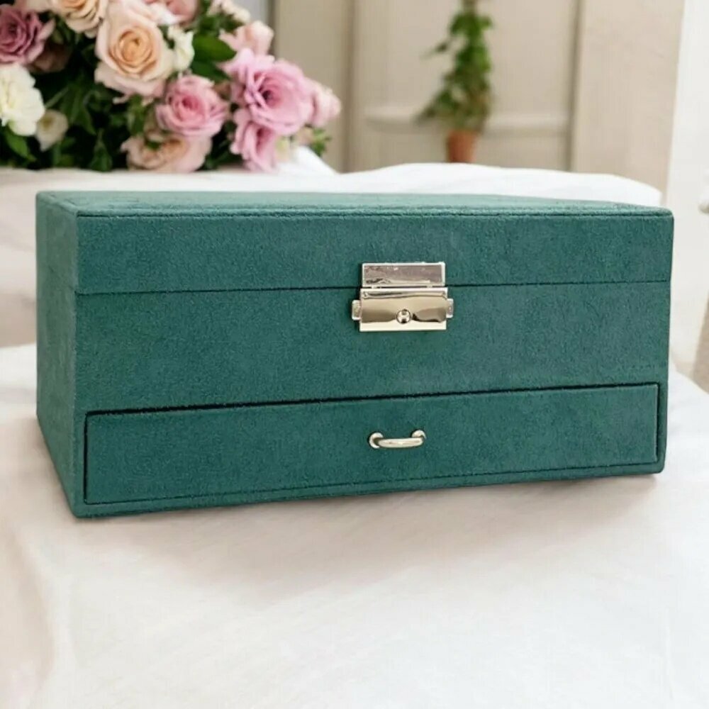 Шkatulka Шкатулка-сундук Для украшений "бархатная шкатулка", 1 шт