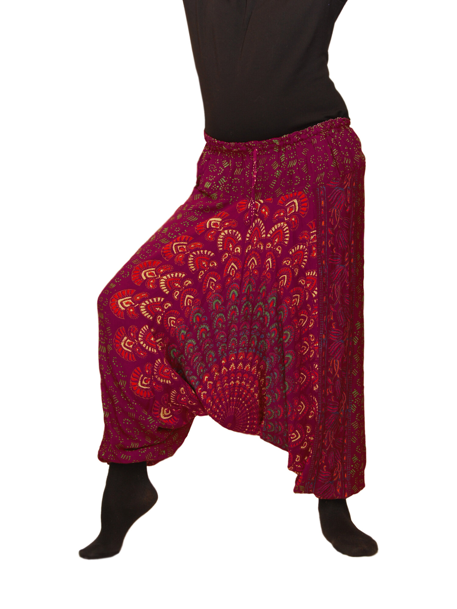 Штаны алладины с рисунком Мандала