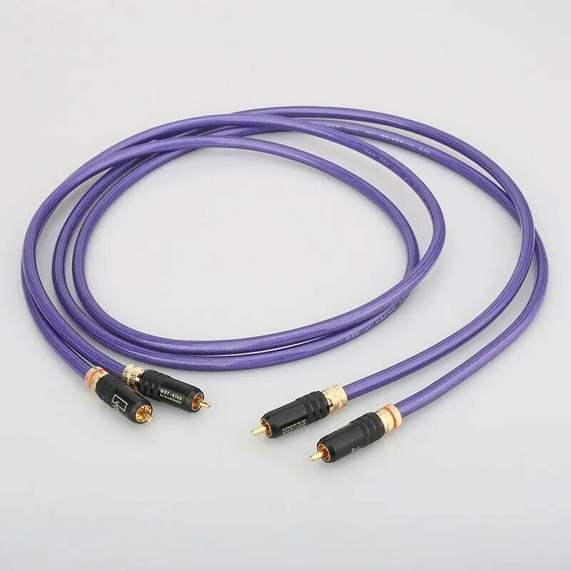 Van den Hul Аудиокабель RCA/RCA, 0.5 м, фиолетовый