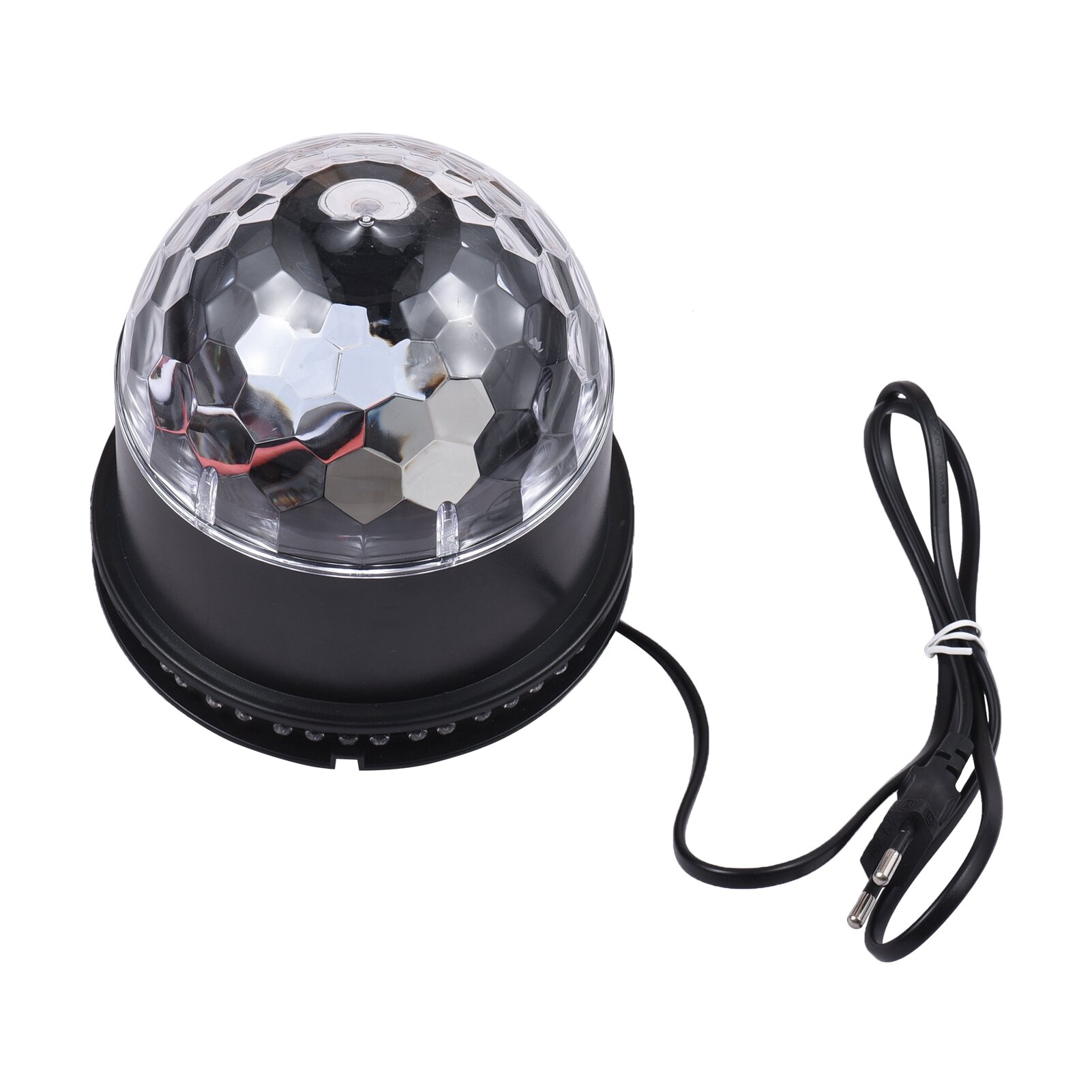 Mini Disco Light Colors Stage Ball Lamp Sound Control Night Projector Projection and Colorful Rotating Lights Atmosphere Decorative Plug & Play for Ceiling Bedroom Car Party KTV