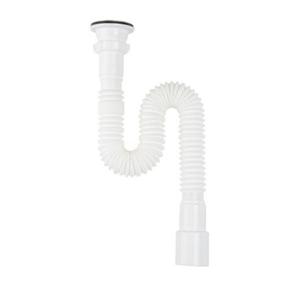Гофросифон Aquant 1 1/2"х40/50, с нержавеющей решеткой