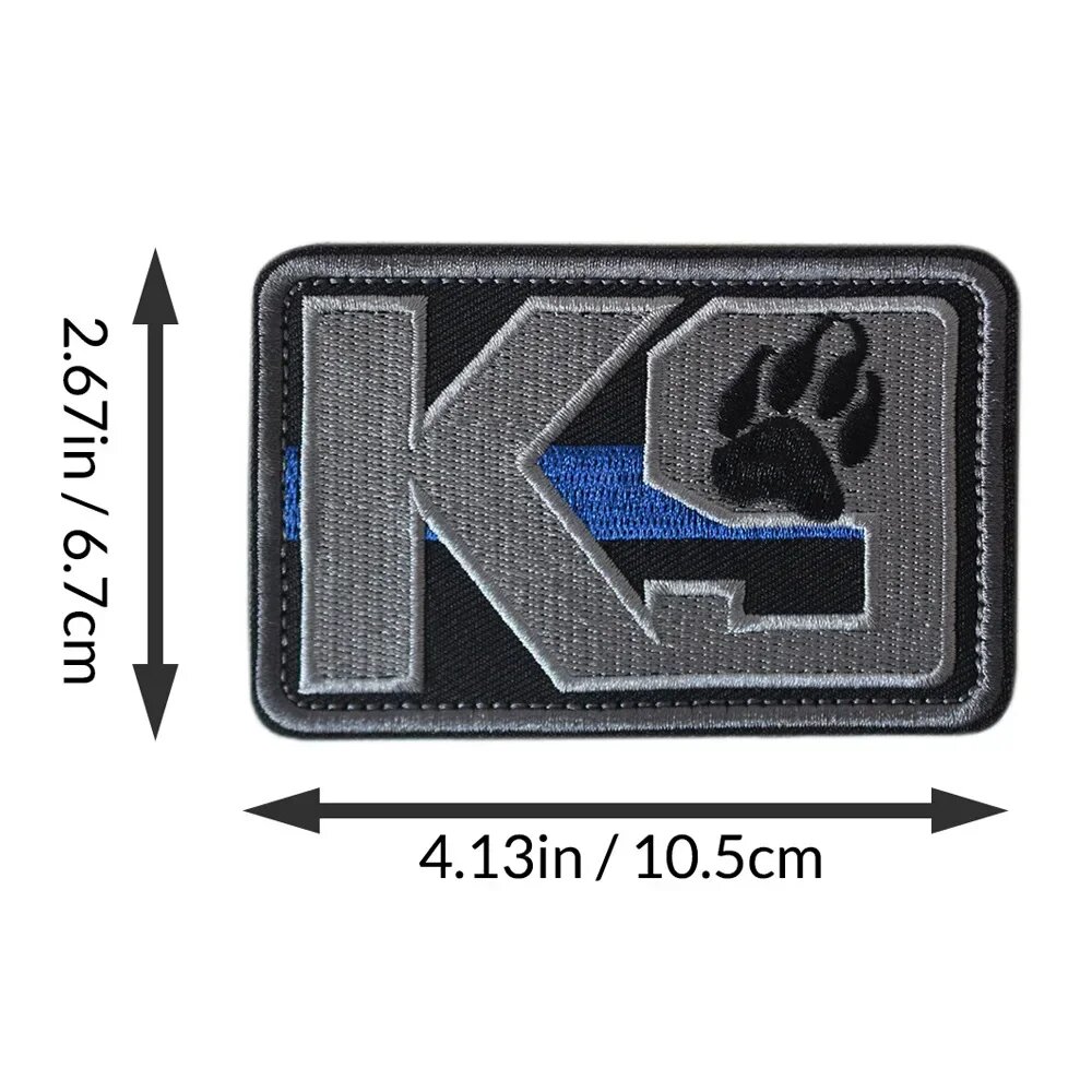 Тактическая нашивка K9 Flag, темно-синий, TH131-K9