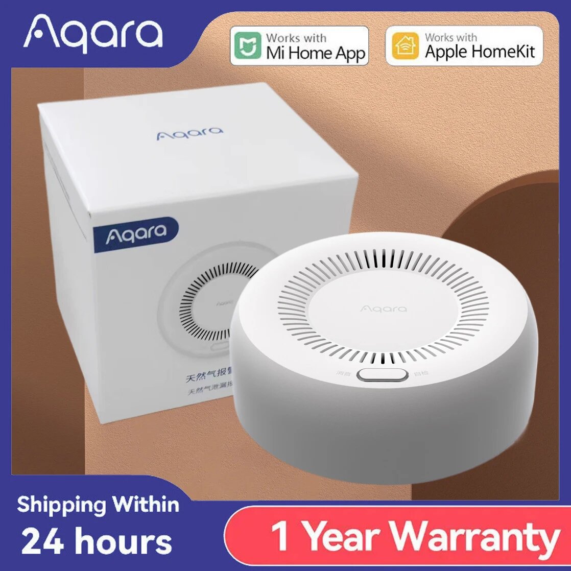 Оригинальный умный детектор природного газа Aqara Zigbee, сигнализация об утечке газа, интеллектуальная связь, безопасность умного дома для Xiaomi home Homekit