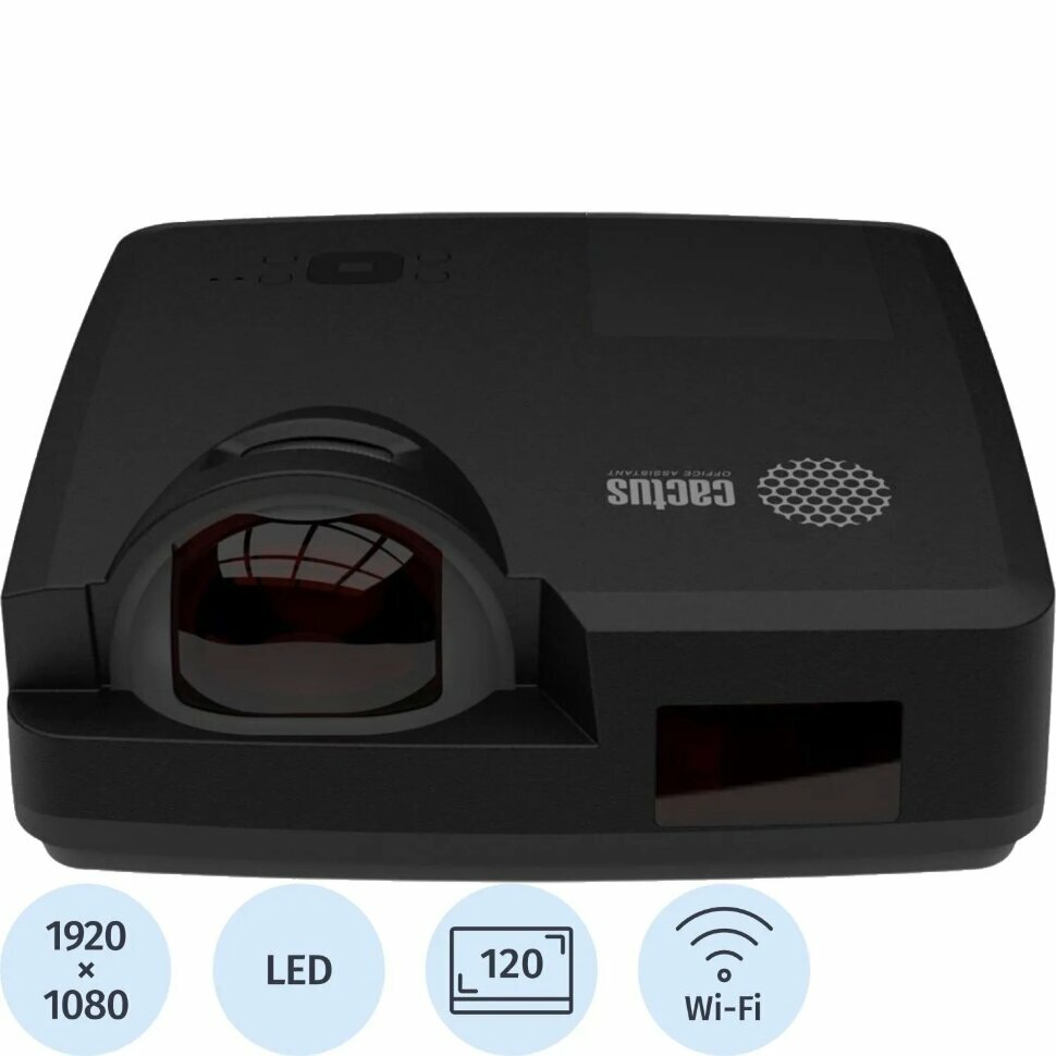 Проектор Cactus Bright CS-V1. B, 3LCD/4000Лм/ANSI/30000:1/USB/HDMI, 2388361