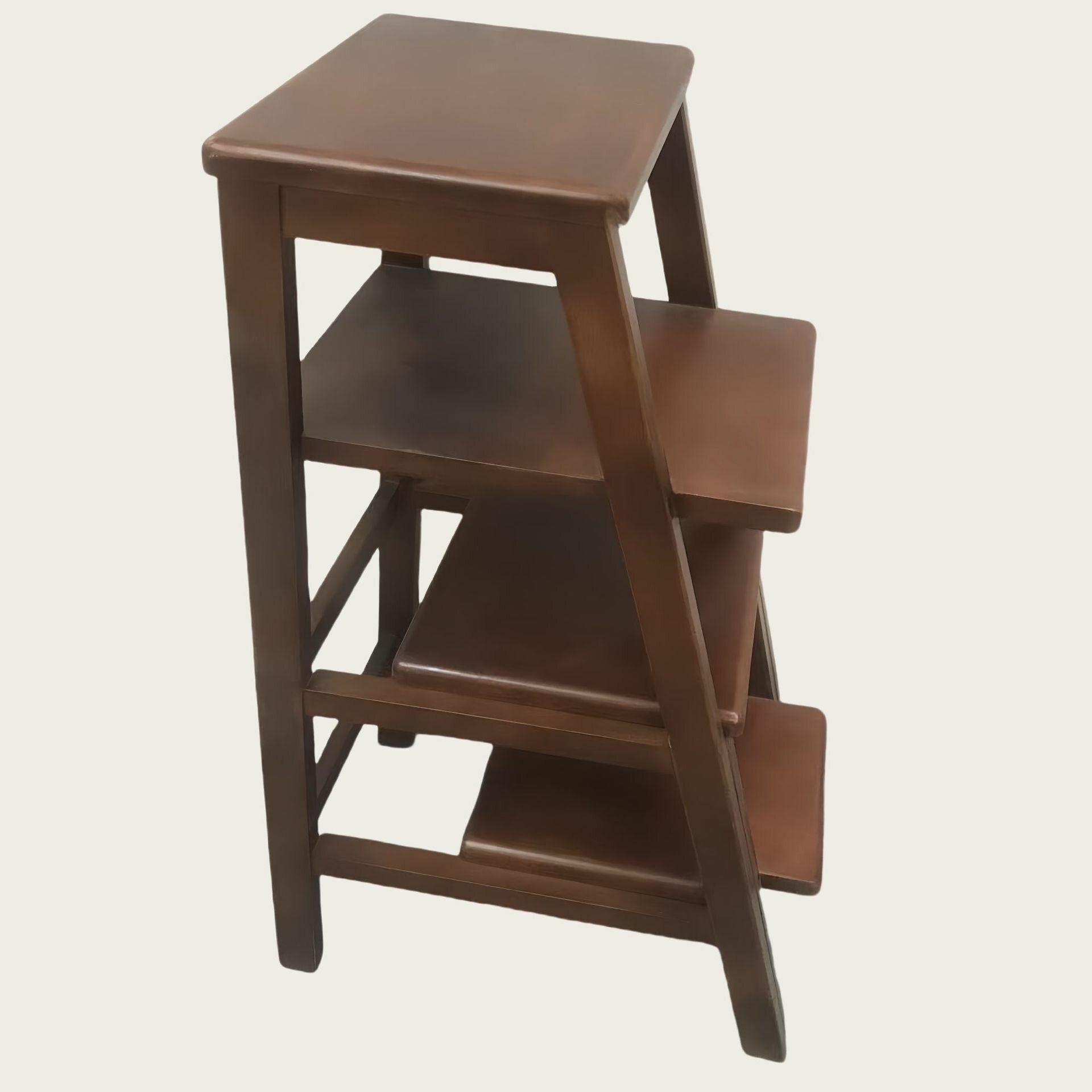 Производитель поставляет новую модель 2025 года, табурет-лестница из массива дерева, четырехступенчатая лестница, подставка для цветов, многофункциональная лестница для дома