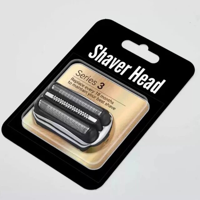 Одна сменная бритвенная головка, аксессуар для электрической бритвы 32B S3, совместимая с бритвенными головками Braun серии 3.