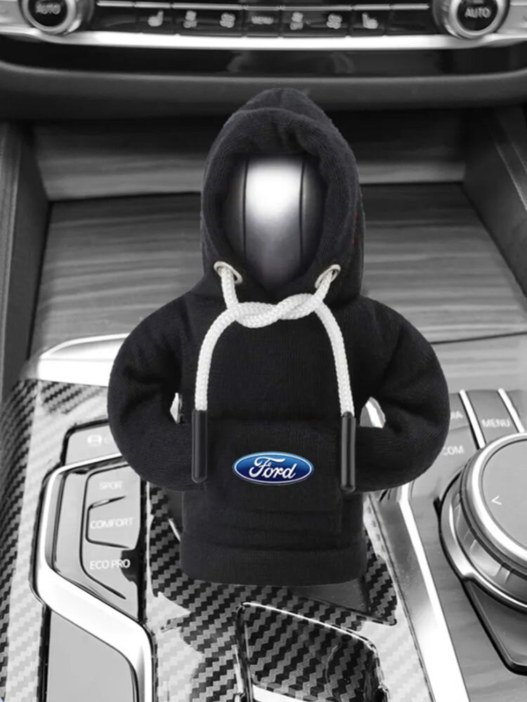 Чехол на рычаг переключения передач автомобиля Ford, модный чехол на толстовку с капюшоном