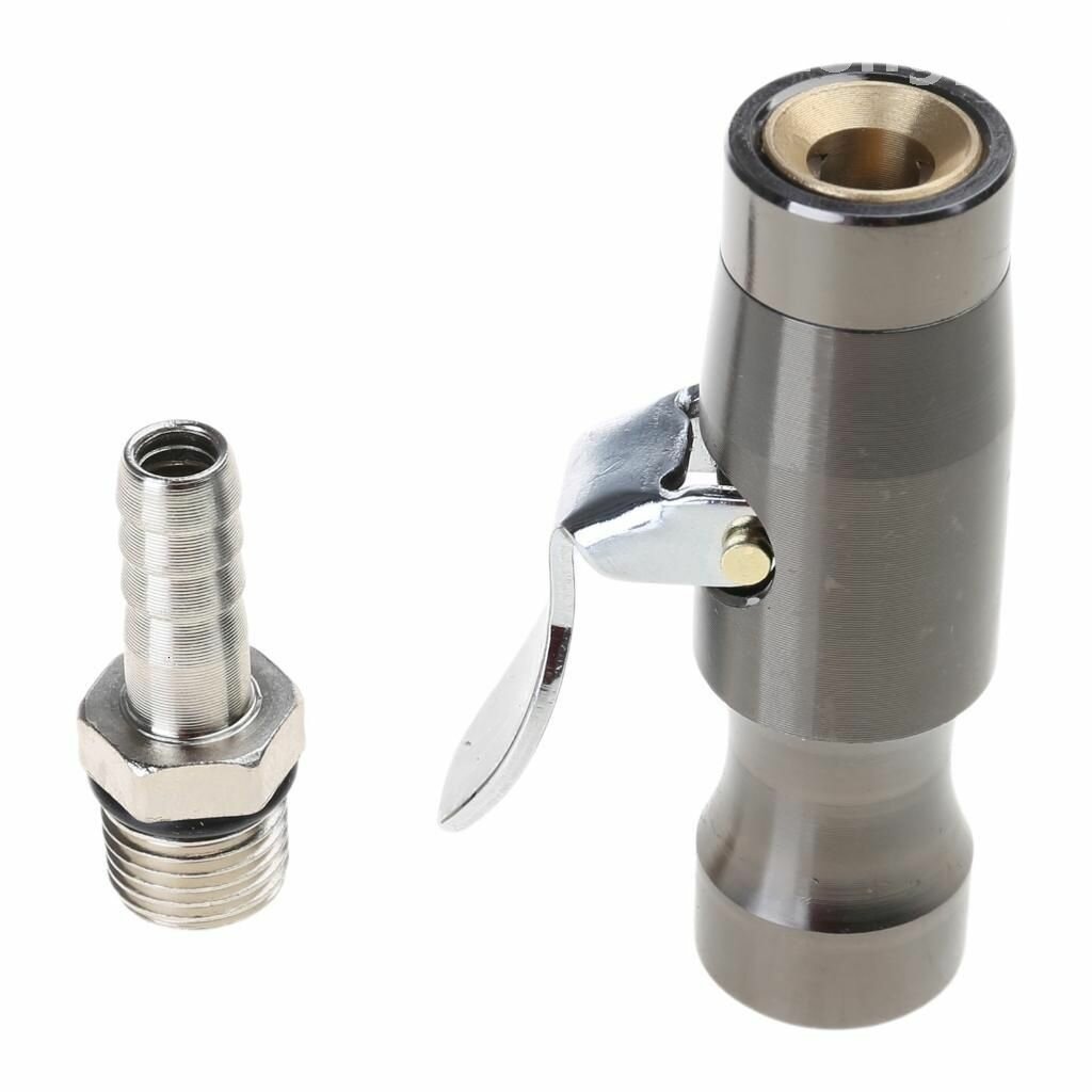 Воздушный ниппель с двойным замком, Черный