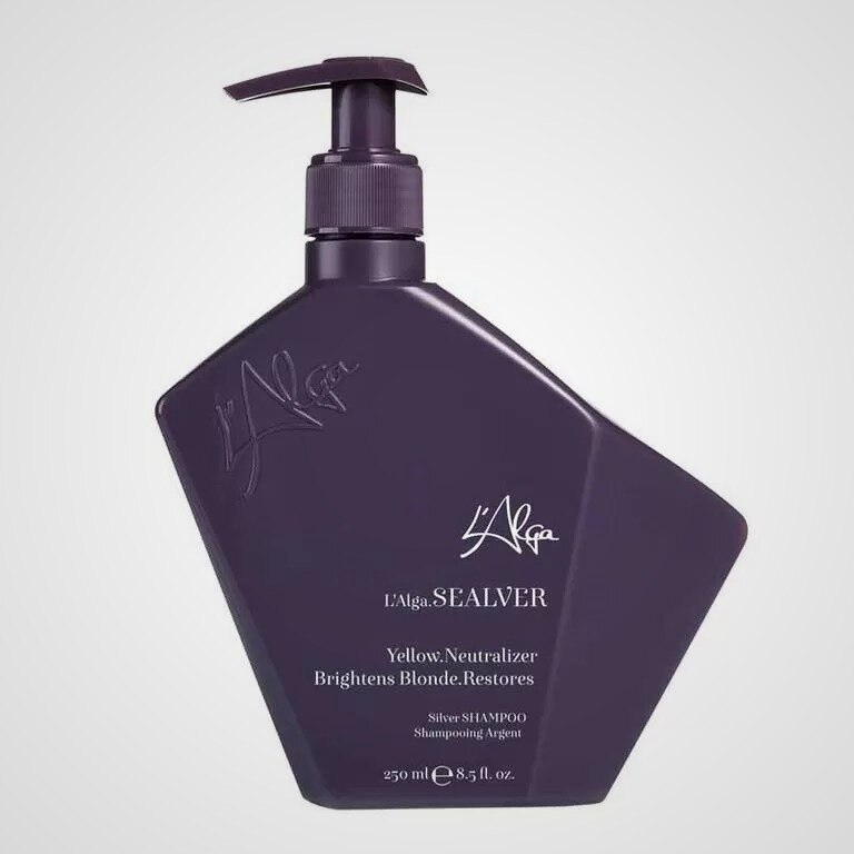 Шампунь для нейтрализации желтизны Sealver 250 мл L'alga Sealver Silver Shampoo Шампунь 250 мл