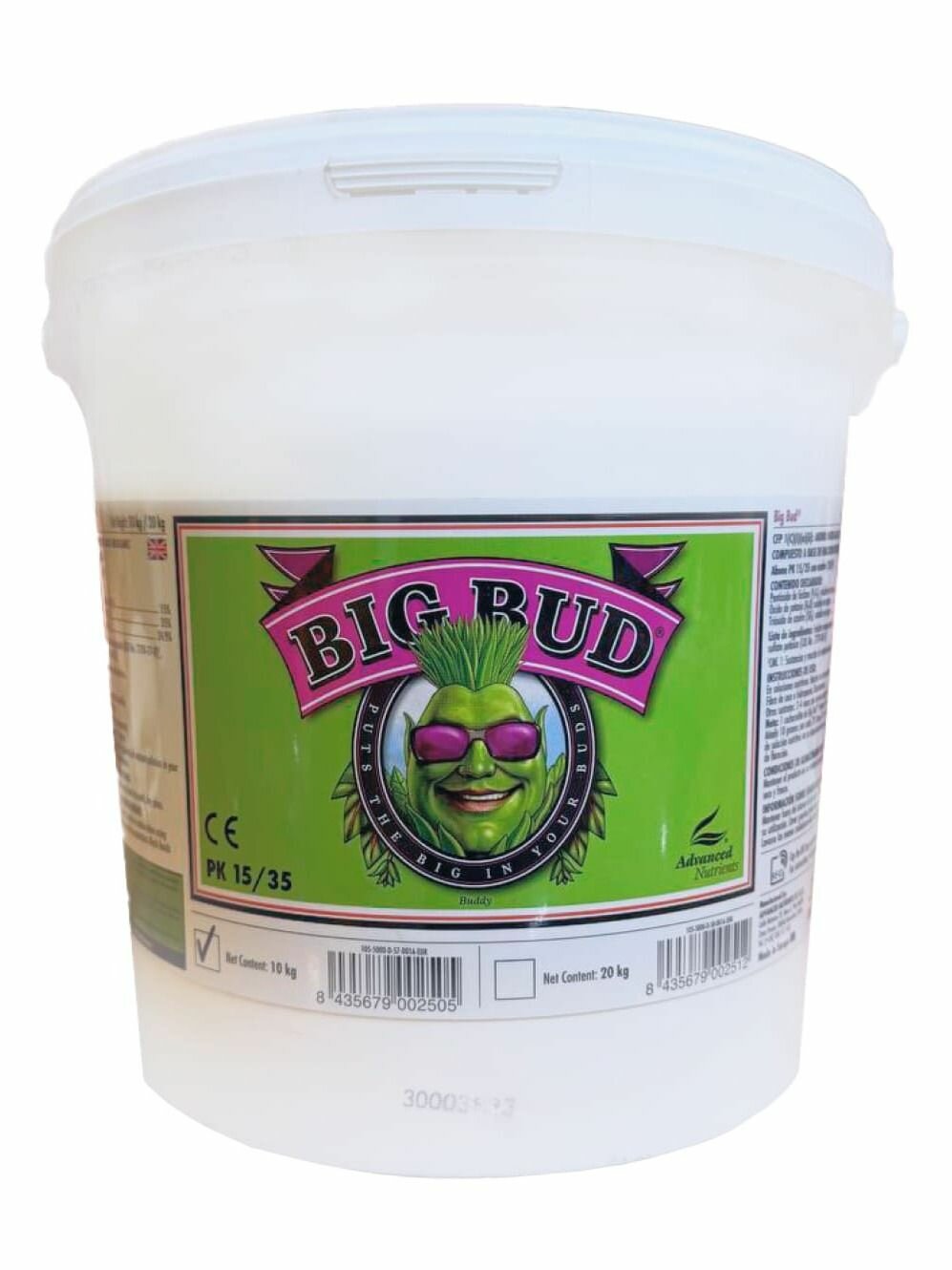 Удобрение - стимулятор урожайности Advanced Nutrients Big Bud Powder 10 кг.