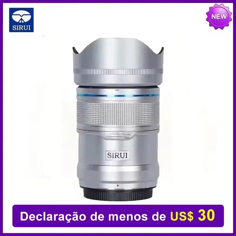 SIRUI Sniper Series Объектив F1.2 APS-C 16mm 75mm F1.2 NEW, Sony E-mount (APS-C), Silver