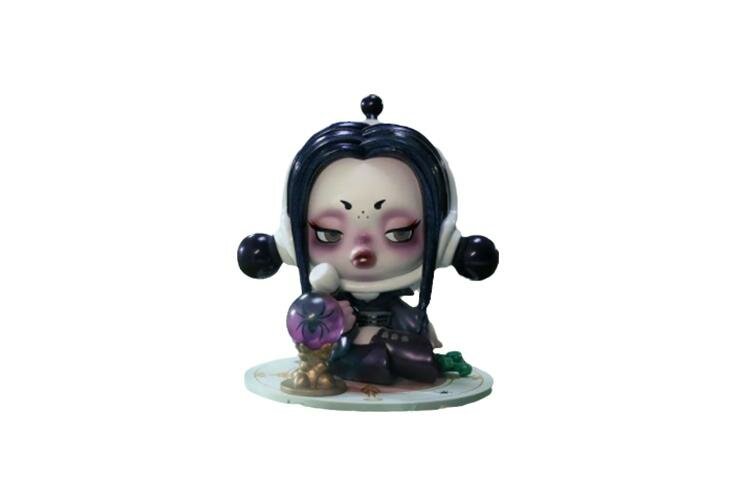 Боксы унисекс POP MART SKULLPANDA Коллекция The Addams Family Одиночный бокс, ассорти цвет