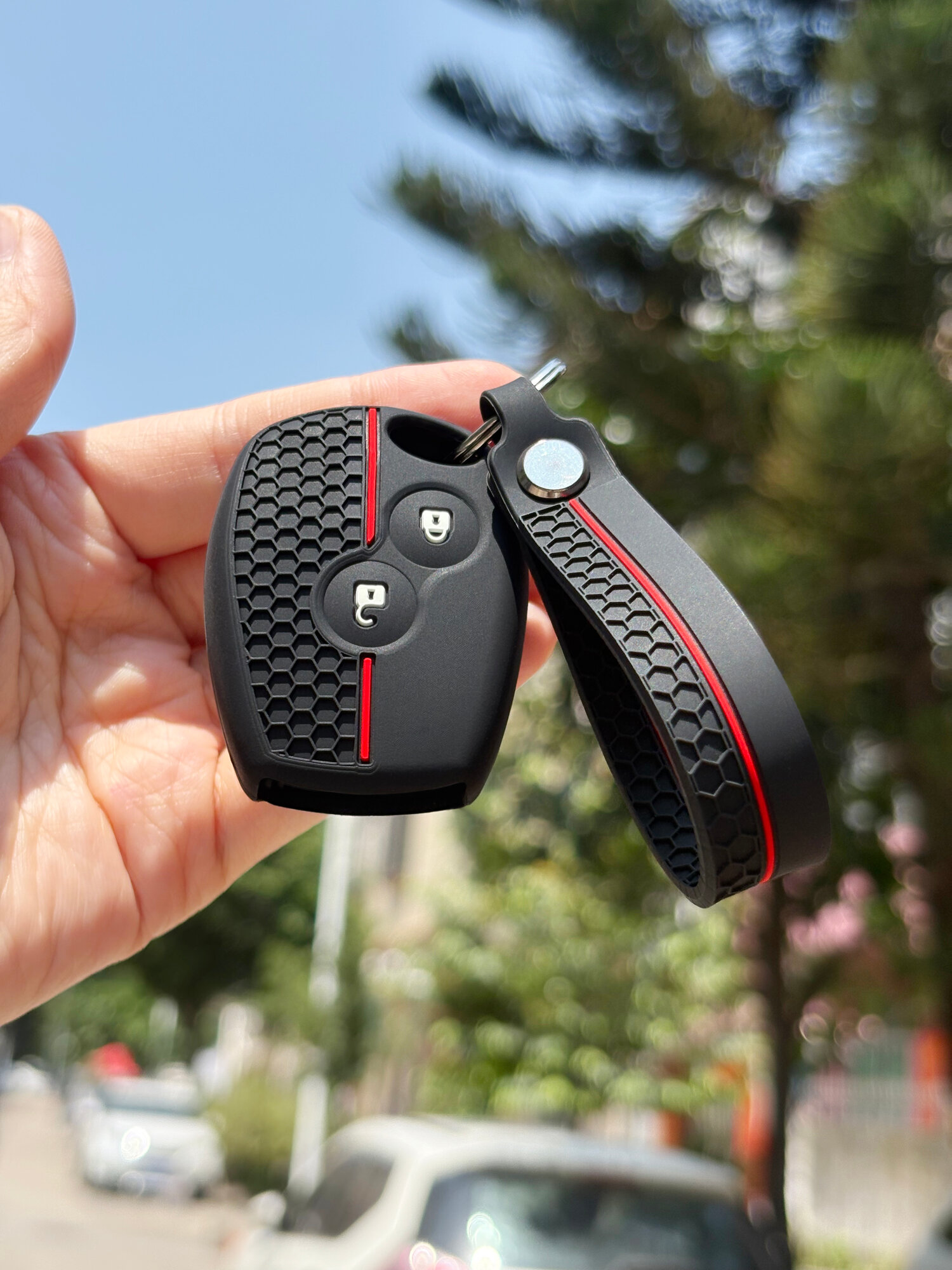 Подходит для Renault Logan Duster Clio lll sandero stepway Nissan terrano Almera Защитный чехол для силиконовых ключей