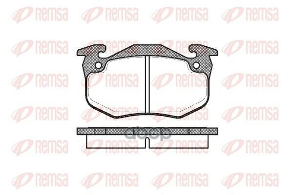 144 80 FO528281=155 080B-SX=FDB881=223924 ! колодки дисковые п Renault Twingo 1.2 93-98 Remsa арт. 014480