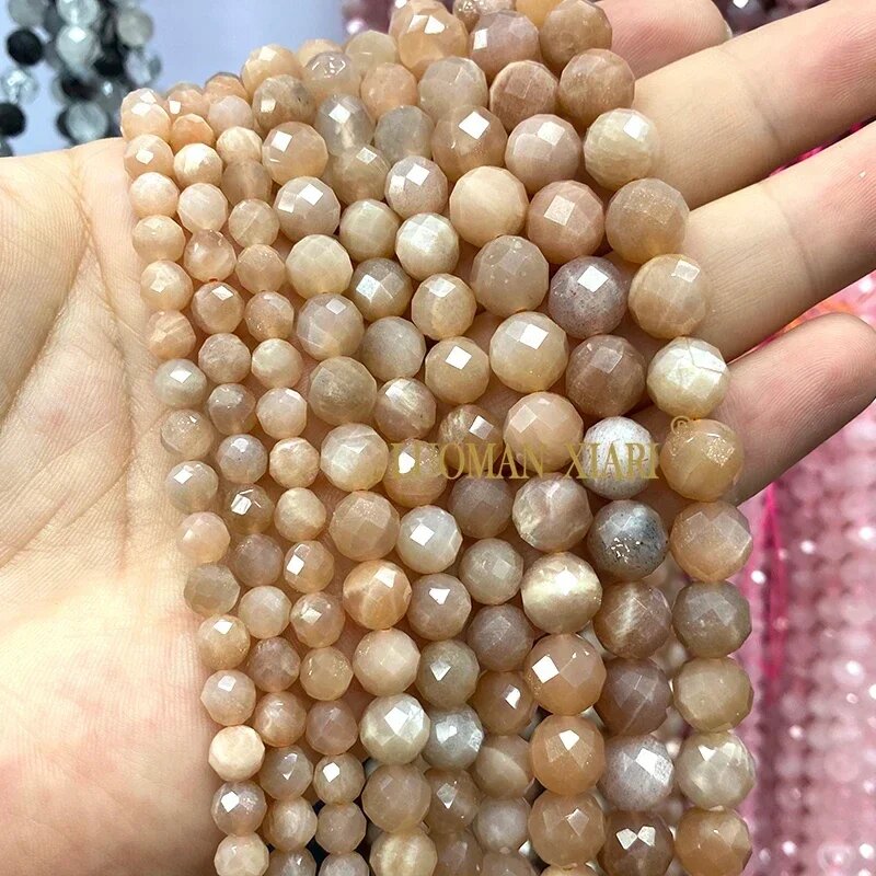 Бусины из солнестоуна, 6 мм, LUOMAN XIARI