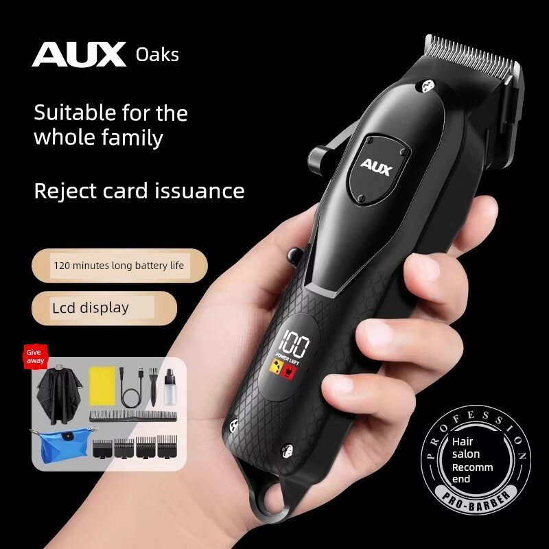 Электрическая машинка для стрижки волос Oaks, триммер для мужчин, новая модель 2025 года, для бритья головы дома,
