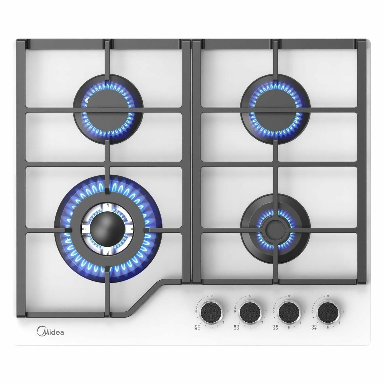 Встраиваемая газовая панель независимая Midea MG699TGW