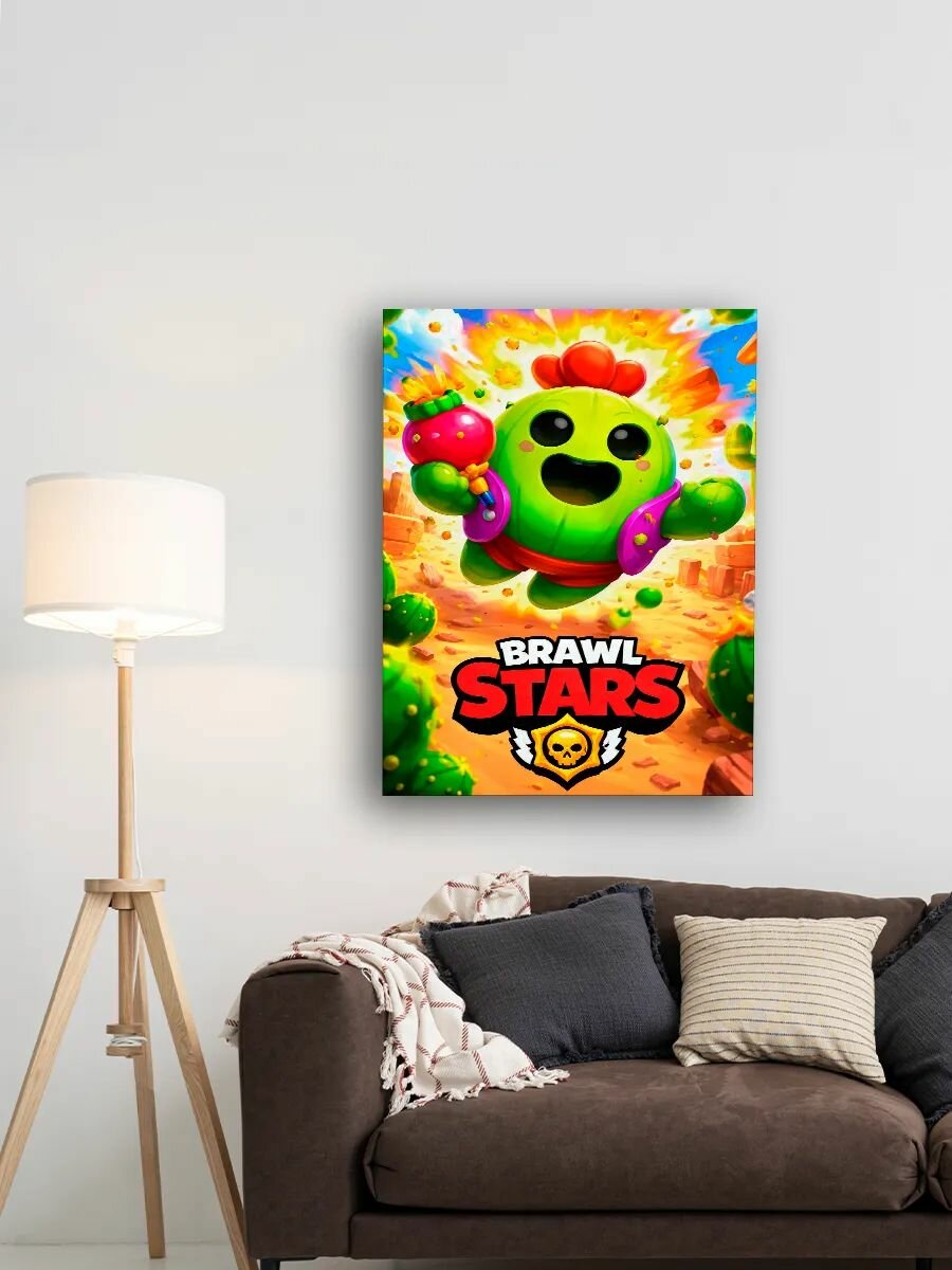 Постеры на стену Brawl stars, , плакат 1шт, А3 размер. — фото 1