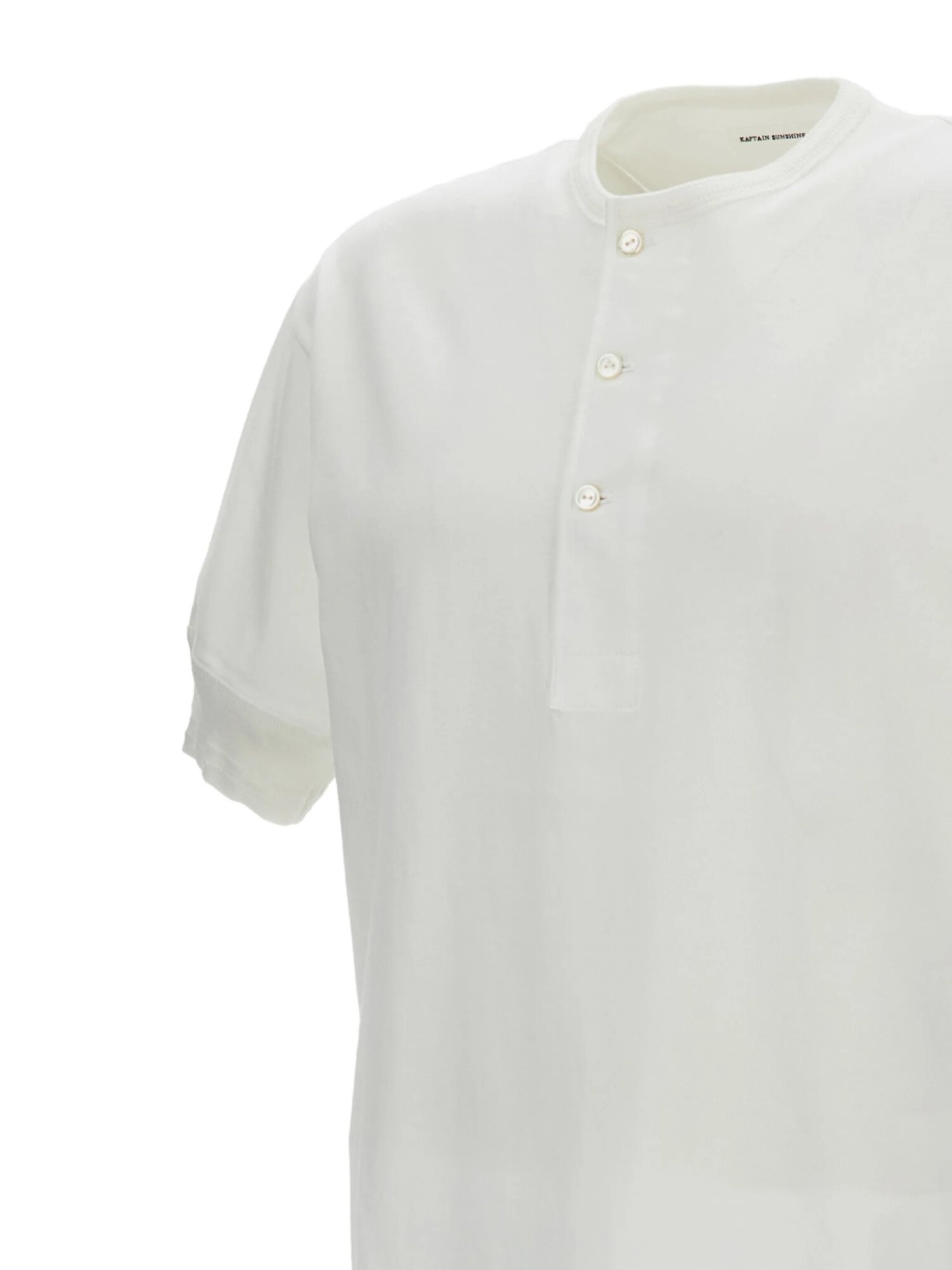 Рубашка KAPTAIN SUNSHINE Buttoned polo-shirt, размер 3, white — фото 1