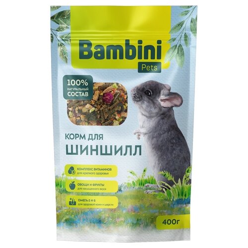 Корм Бамбини Петс для шиншилл 400 г