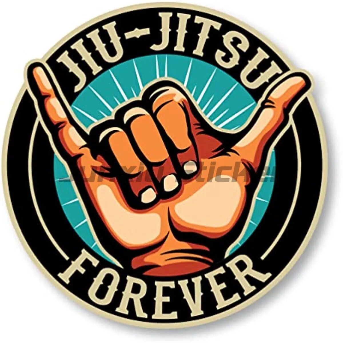 Наклейка Jiu-Jitsu Forever, цвет: Jiu Jitsu 5