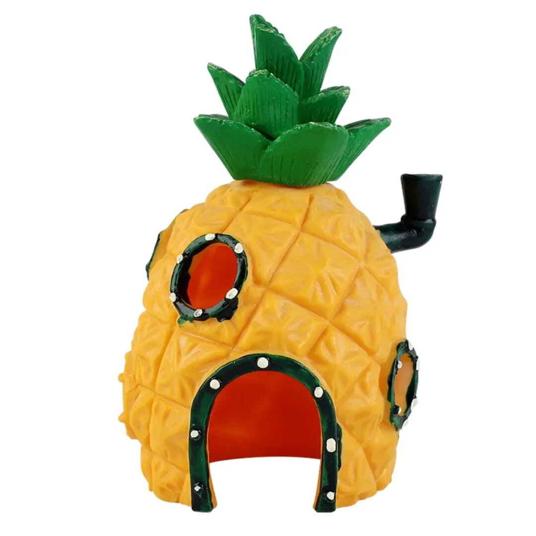 Декоративная фигурка для аквариума замок-ананас Pineapple House