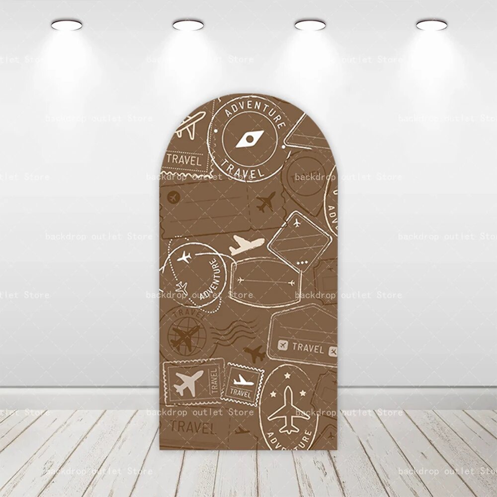 Фон для фотосессии Adventure Awaits 2.6x6ft (80x180cm), цвет 2