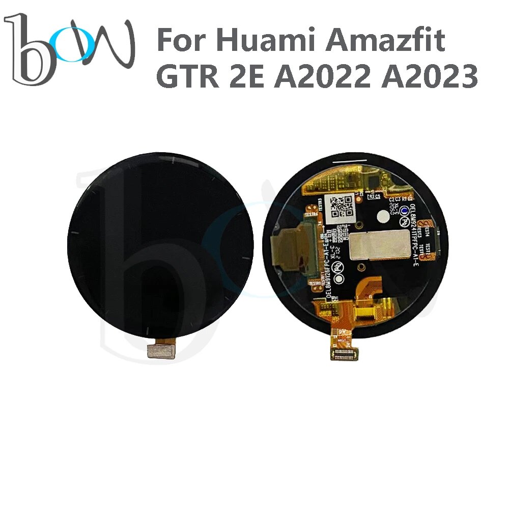 Для Huami Amazfit GTR 2E A2022 A2023 ЖК-дисплей, дигитайзер сенсорного экрана, стеклянная панель, полная сборка, часы для Amazfit GTR2E LCD