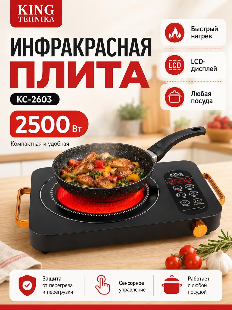Электроплита настольная 1 конфорка