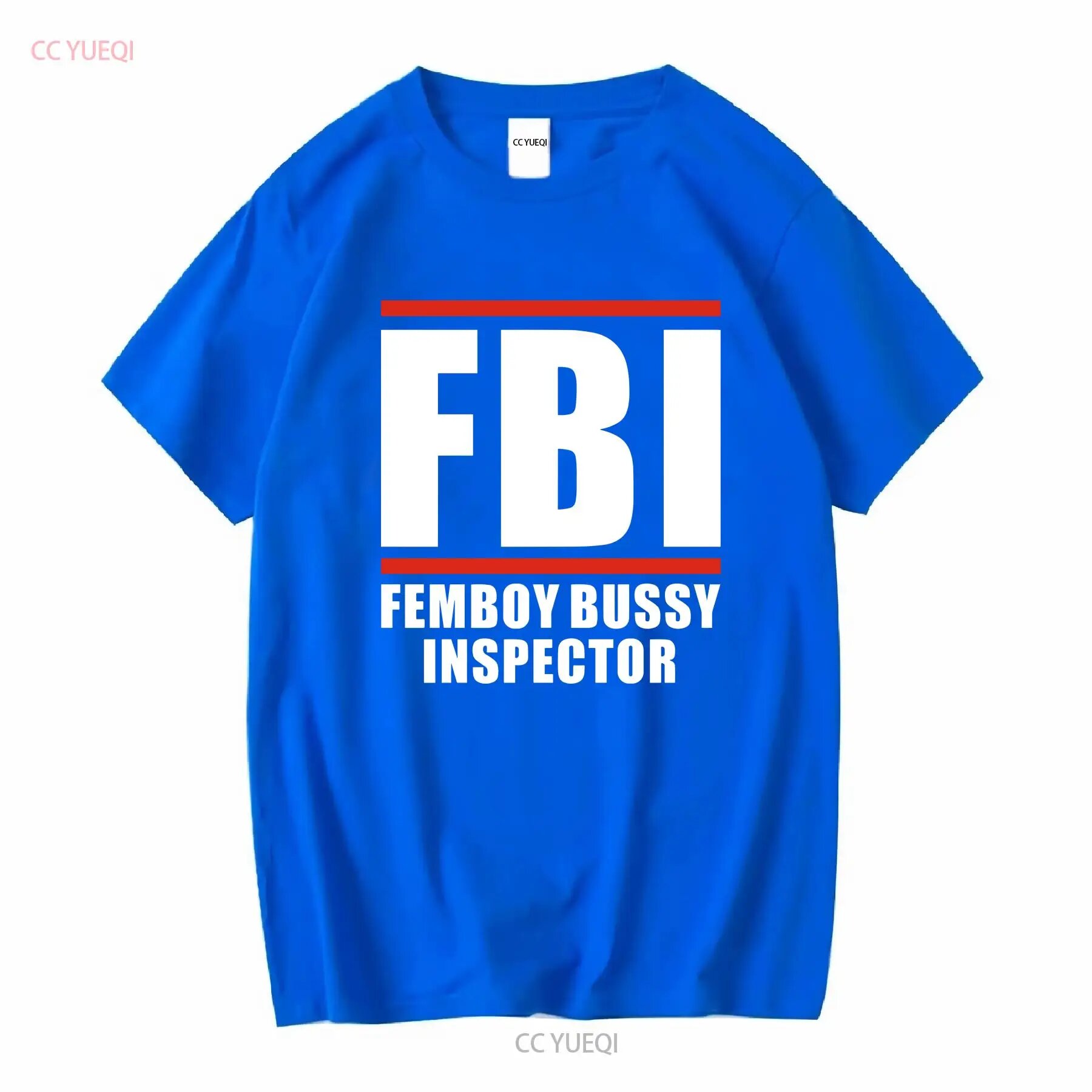 Футболка мужская синяя FBI L