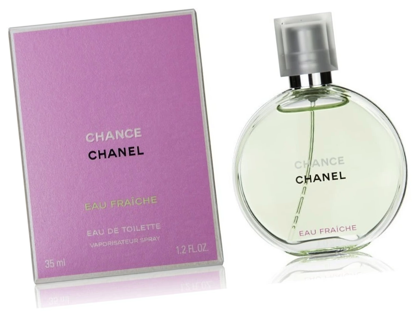 Женская туалетная вода Шанель Шанс О Фреш 35 мл / Chanel Chance Eau Fraiche зеленые нотки