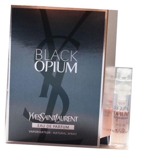 Ив Сен Лоран Блэк Опиум парфюм для женщин 1.2 мл миниатюра - Ysl Black Opium сэмпл