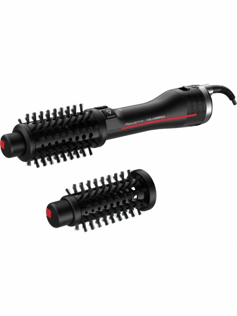Фен-щетка Rowenta CF961LF0 750Вт черный/розовый
