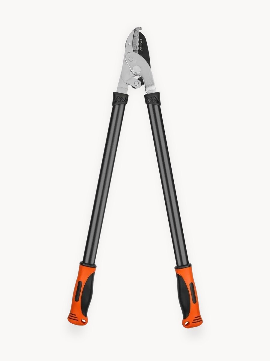 Сучкорез садовый универсальный STARTUL GARDEN (ST6096-04) с наковальней секатор для веток, кустов, деревьев