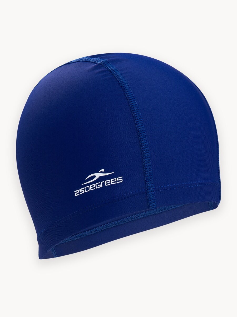 Шапочка для плавания тканевая взрослая 25DEGREES Comfo, цвет синий