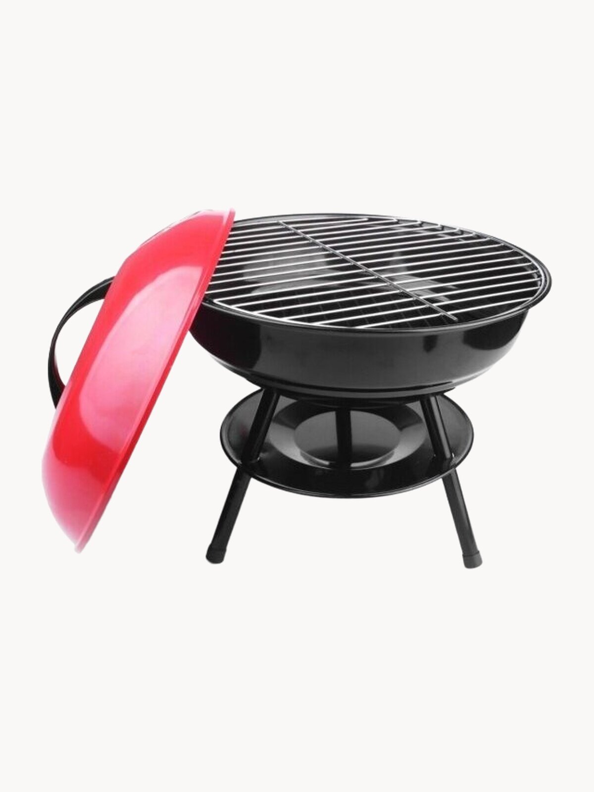 Гриль круглый Royalgrill 80-112 с крышкой, 37см (переносная жаровня)
