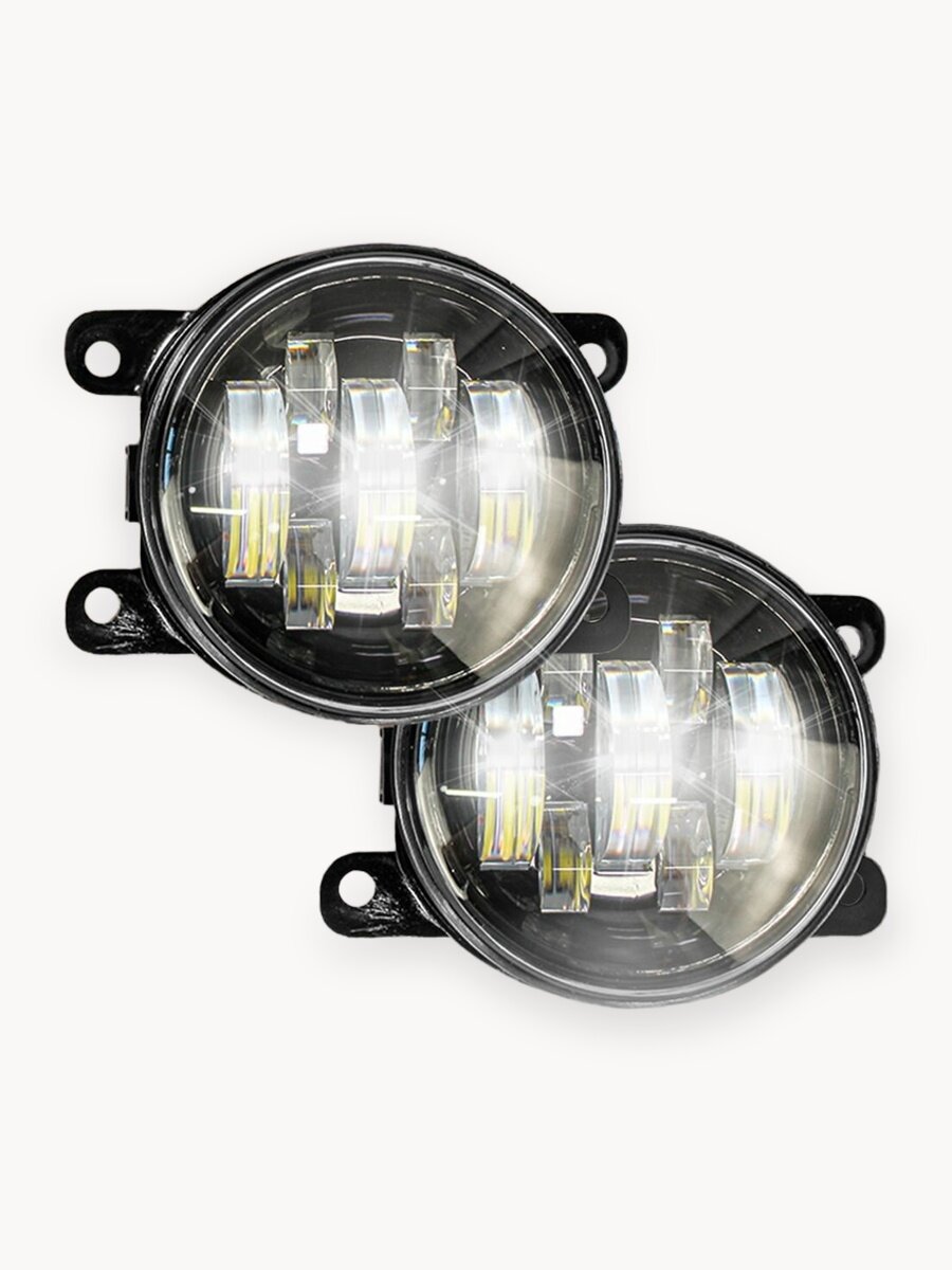 Светодиодные противотуманные фары 70W (2 шт.) ПТФ для автомобилей на модели Рено / Renault