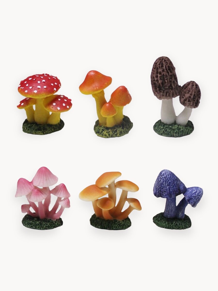 Декоративные скульптуры грибов