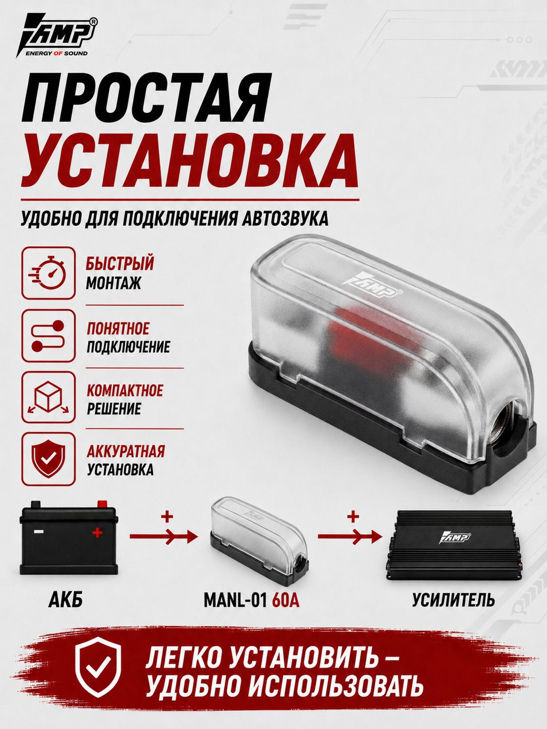 Предохранитель 60 А / AMP PROMO — фото 1