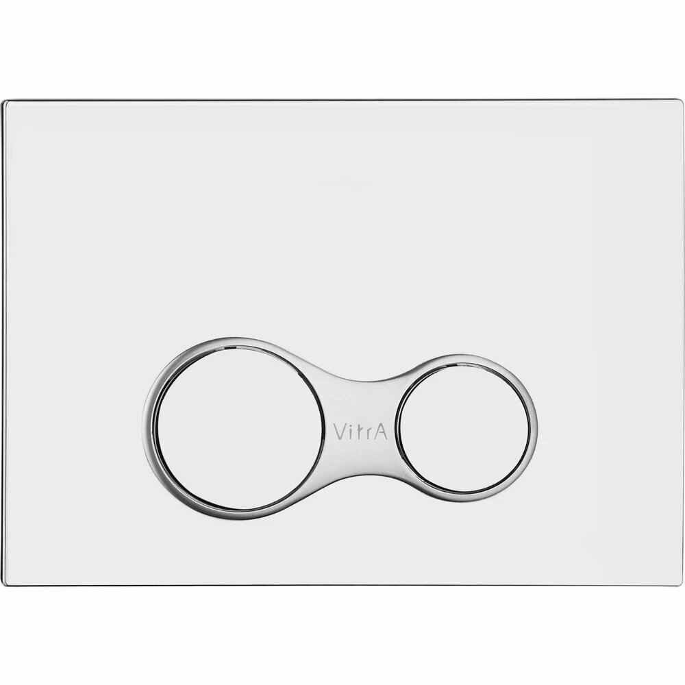 Vitra Sirius кнопка смыва, глянцевый хром 740-0480