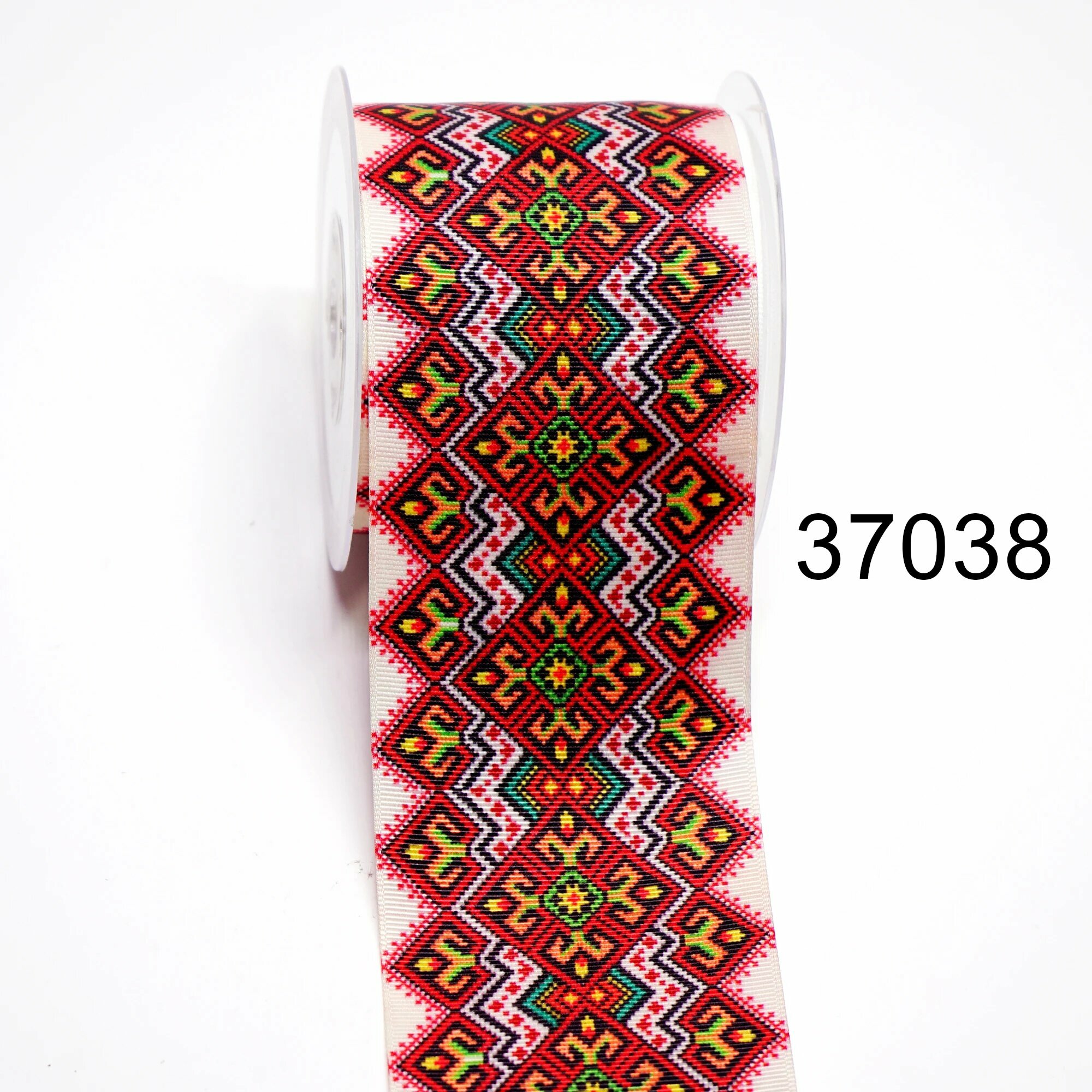 Ленты топ ribbon мексиканский стиль 5 ярдов Бирюзовый, 37038, 25 mm grosgrain