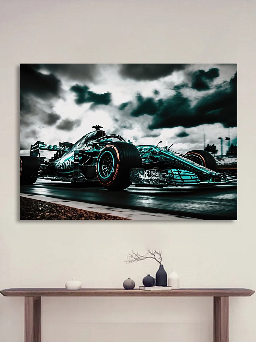Картина на стену для интерьера - "Болиды, Формула 1 / Formula 1" , 20х30 см.