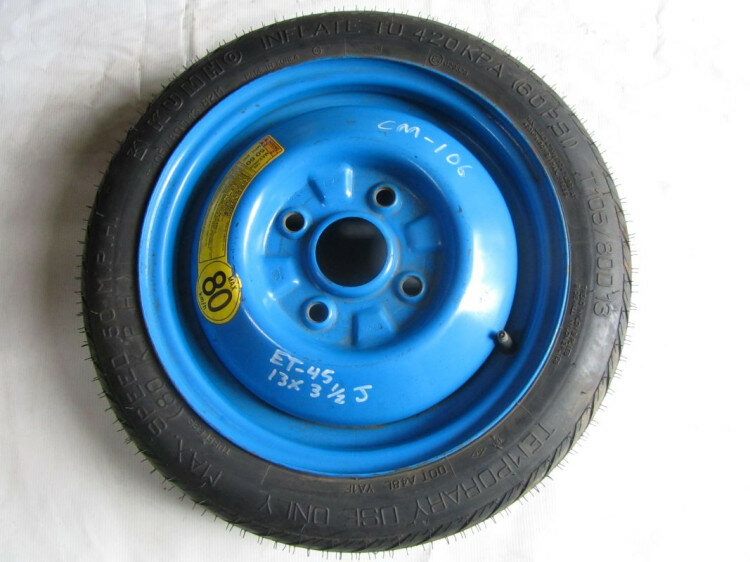 Докатка колесная R13 13x3,1/2J ET45 T105/80 D13 82M Kumho Inflate для Дэу Матиз и Шевроле Спарк