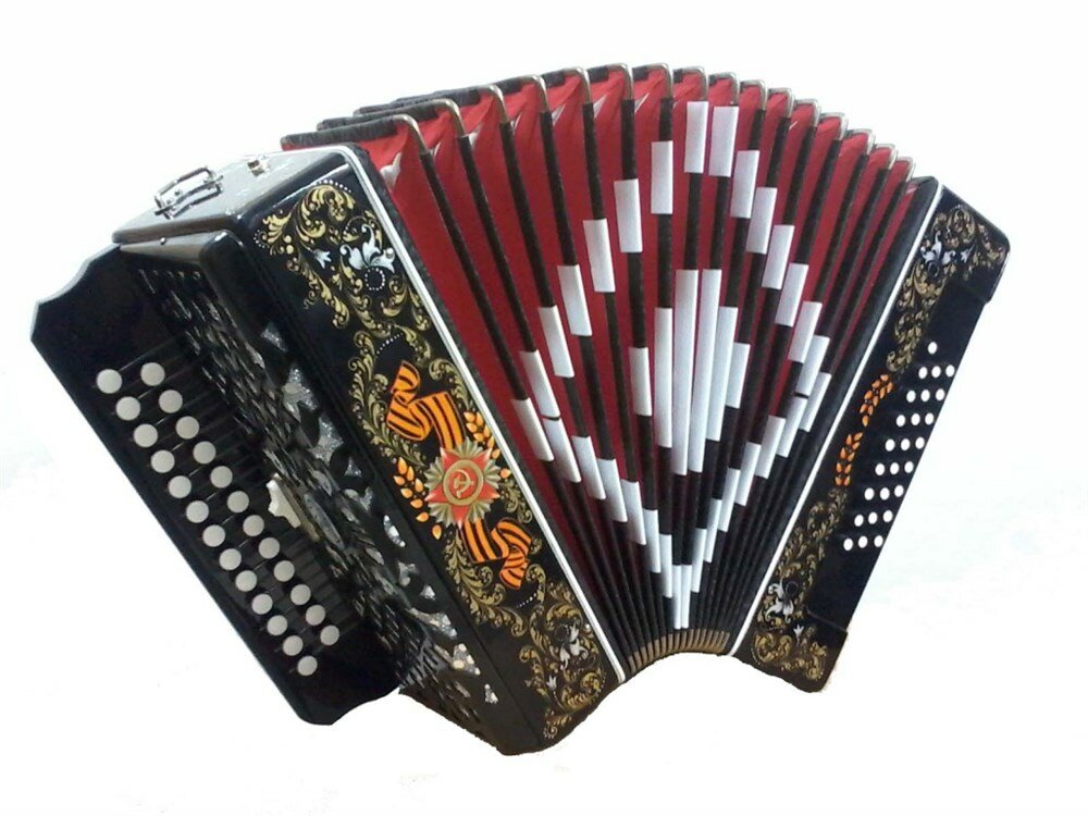 Шуйская Гармонь S32XL-A-POBEDA Гармонь "Шуйская" 25х25-III-2, расцветка «Победа»