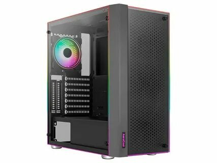Корпус Gigabyte GB-AC400G черный без БП ATX 120mm 140mm USB3.0 audio bott PSU