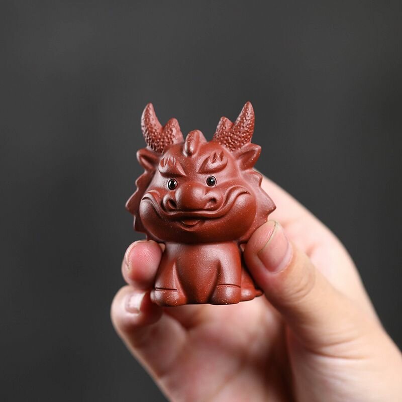 Фигурка "Дракончик" коричневый-C-tiger.