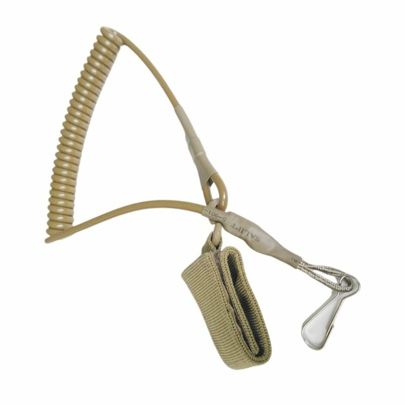 Открытый многофункциональный пояс с защитой от потери поясной цепи на пружинной веревке-хаки