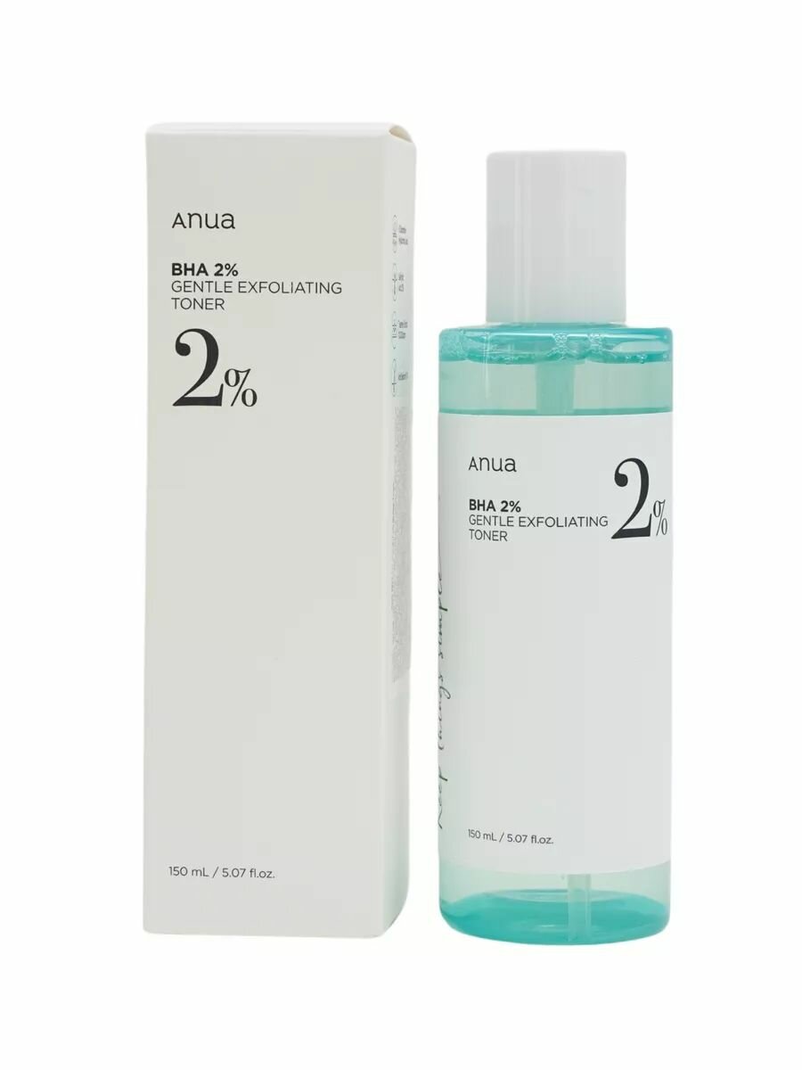 Мягкий отшелушивающий тонер с салициловой кислотой ANUA BHA 2% Gentle Exfoliating Toner
