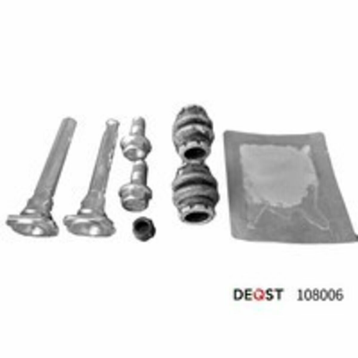 Комплект Направляющих Тормозного Суппорта Переднего (Направляющая O 9,8Mm, Суппорт Akebono). Применяемость: Honda Accord Viii 08> / Cr-V I-Ii 99-06, Mazda 6(Gj) 13>, Mitsubishi Asx 10> / Galant(Ea) 96(Deqst 108006)